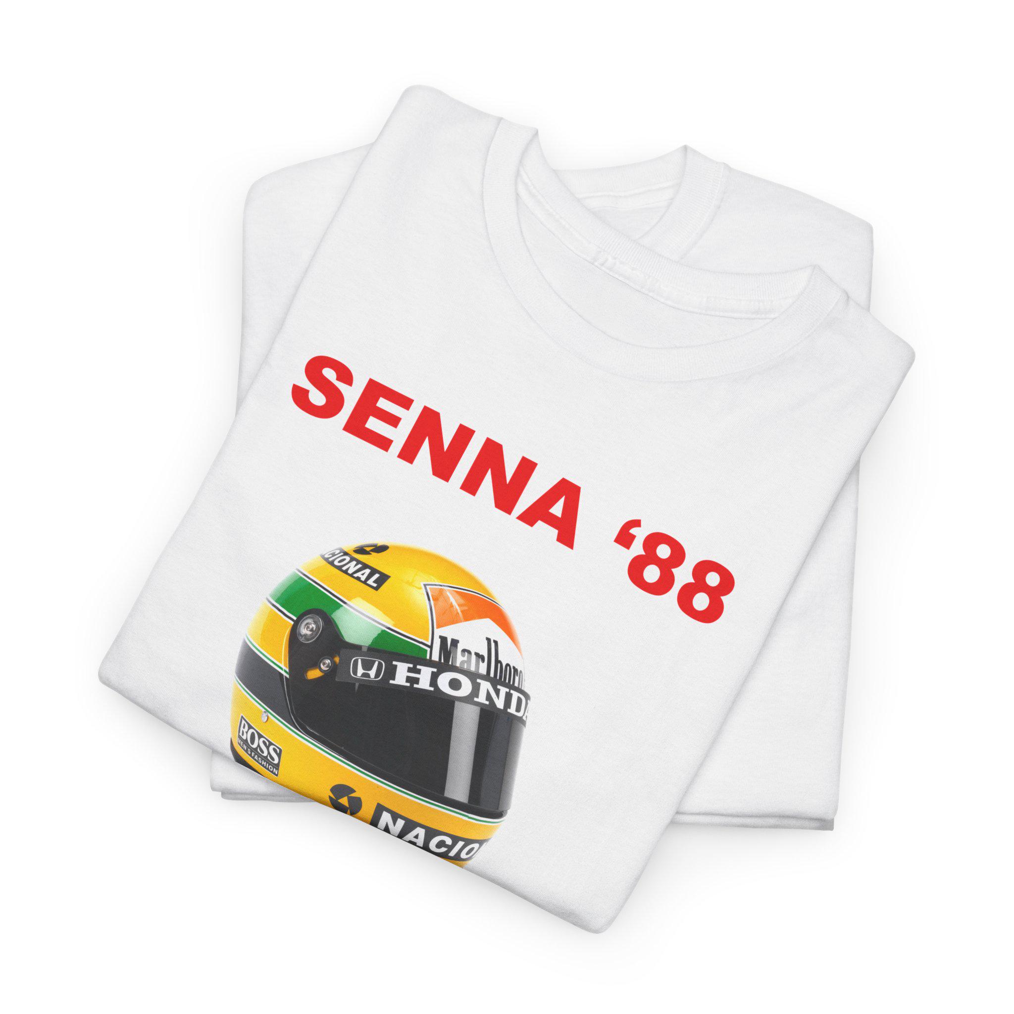 Ayrton Senna '88 Tee Ayrton Senna Shirt, Formula 1 Shirt, F1 Merch ...