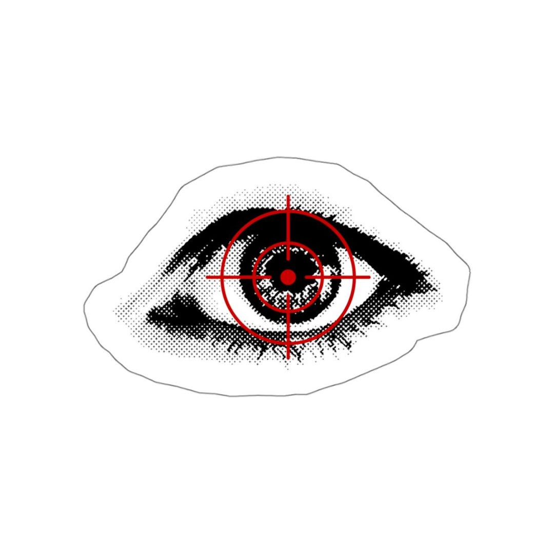Eye With Crosshair Sticker Laptop Sticker Waterbottle Sticker Art Y2K ...