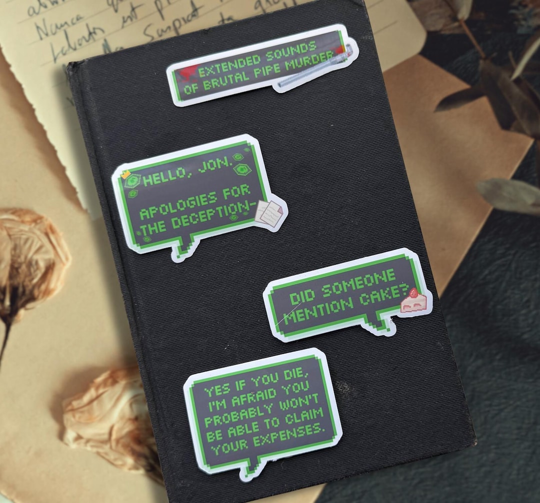 6x Elias Bouchard QUOTES Pack Stickers -3" GLOSSY Vinyl Water Resistant ...