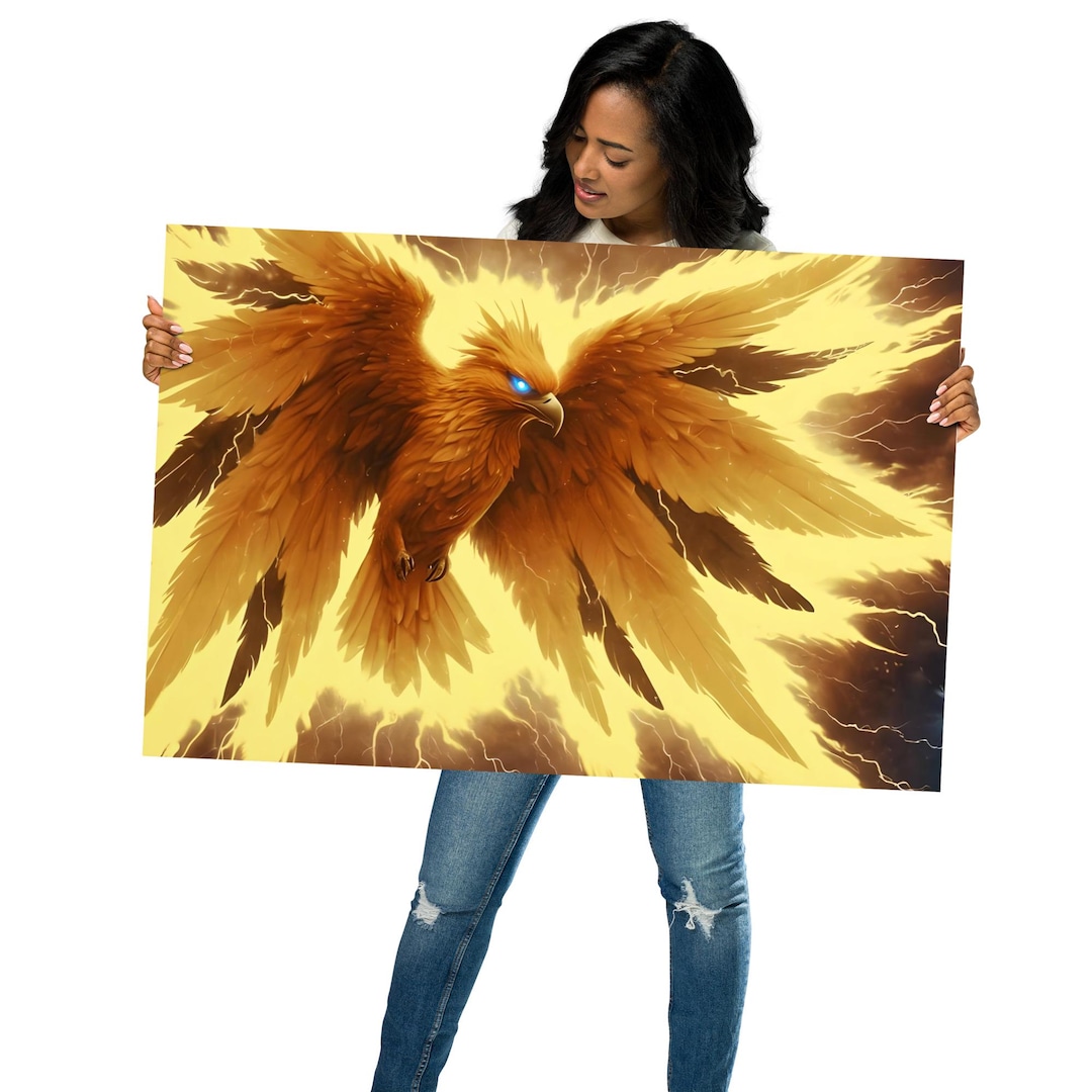 Lightning Thunderbird Poster Printed on High-quality Photo Paper ...