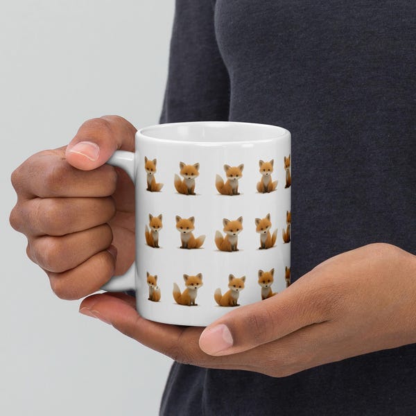 Fox Tea Cup - Etsy