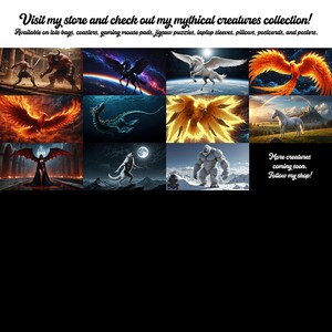 Minotaur Gladiator Poster Printed on High-quality Photo Paper Mythical ...