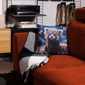Baby Red Panda Throw Pillow Sofa Square Decorative Accent Throwpillow ...