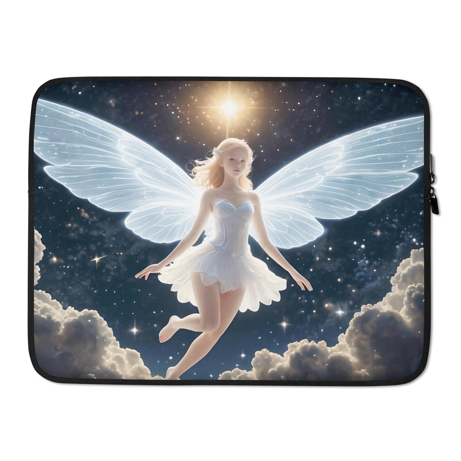 CUSTOM-PERSONALIZED Magical Fairy Laptop Sleeve + Faux Fur Lining ...