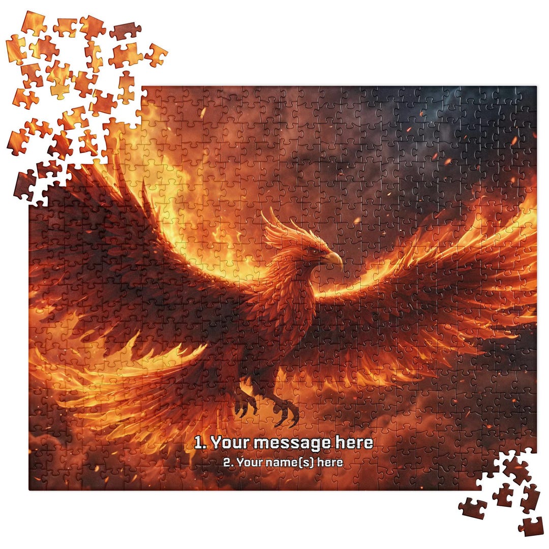 CUSTOM-PERSONALIZED Phoenix Firebird 250 500 Piece Jigsaw Puzzle Poster ...