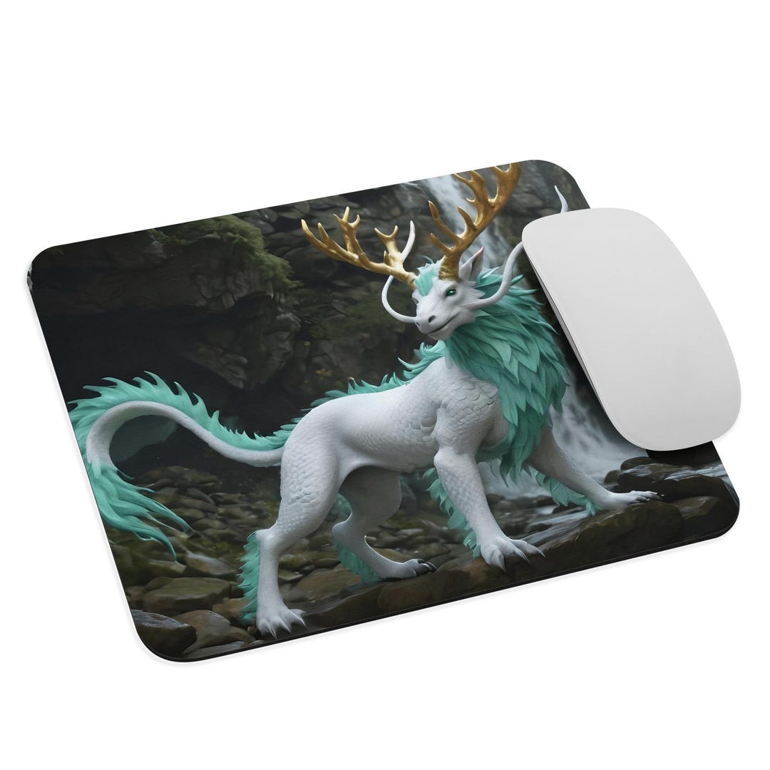 CUSTOM-PERSONALIZED Kirin Qilin Dragon Computer Mouse Pad Mythical ...