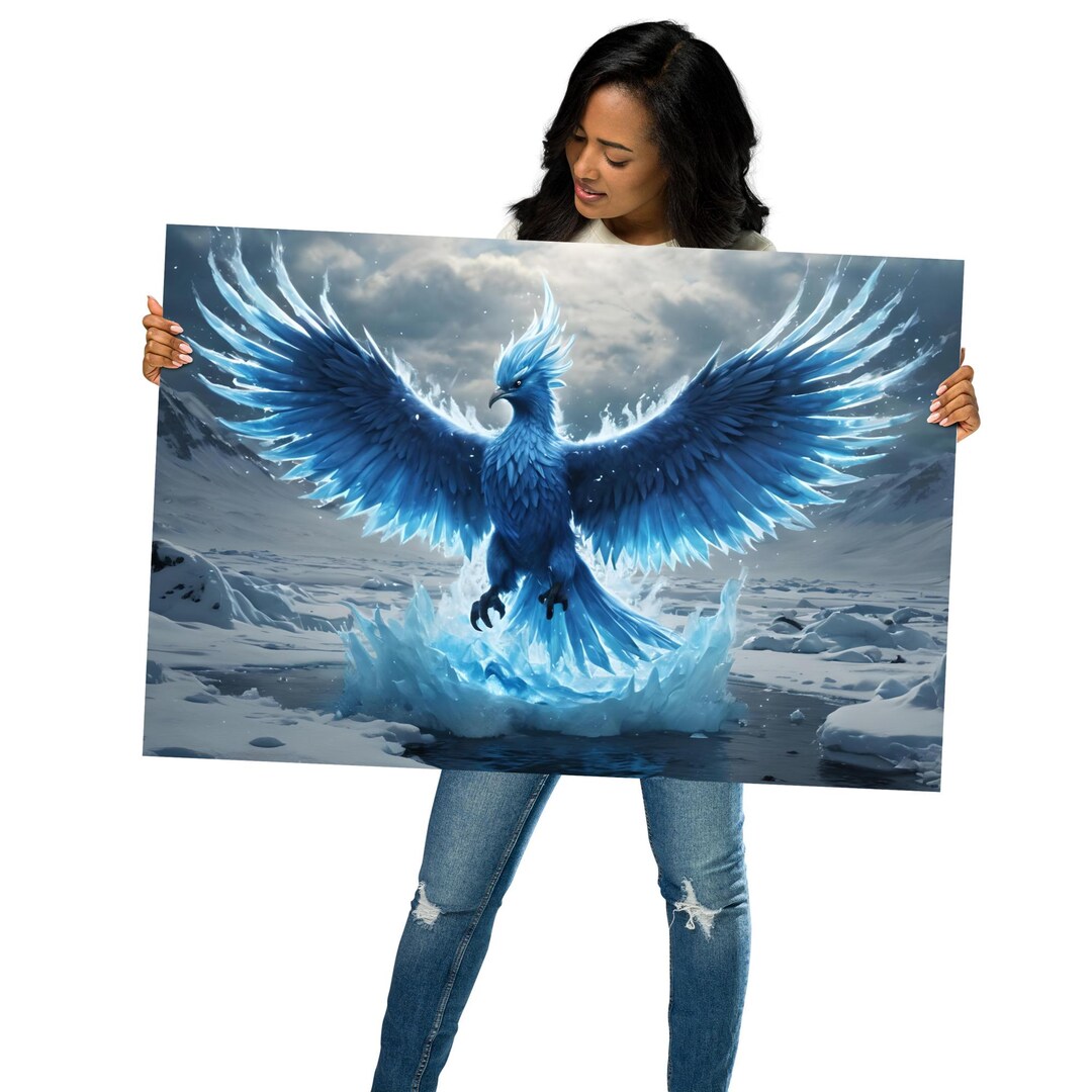 Ice Phoenix Articuno Poster Printed on High-quality Photo Paper ...