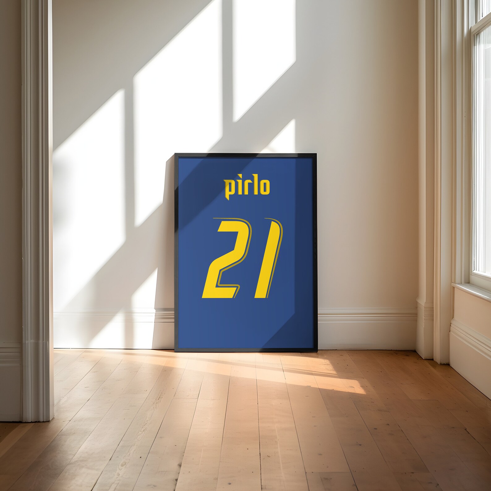 Set of 3 Prints, Totti, Del Piero, Pirlo Italy 2006 World Cup Wall Art ...