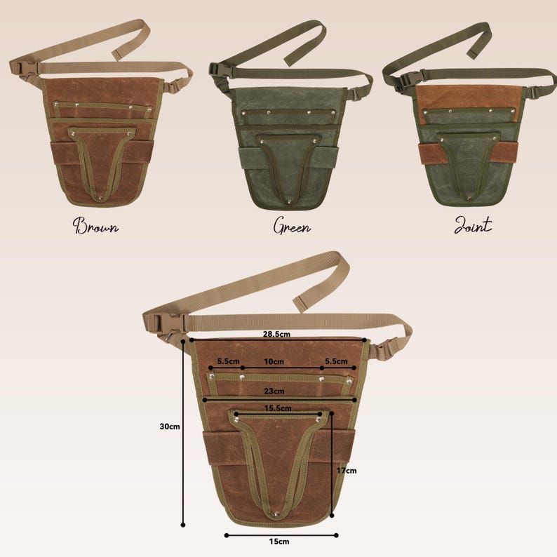 Personalization Heavy-duty Tool Belt, Adjustable Pouch Apron for ...