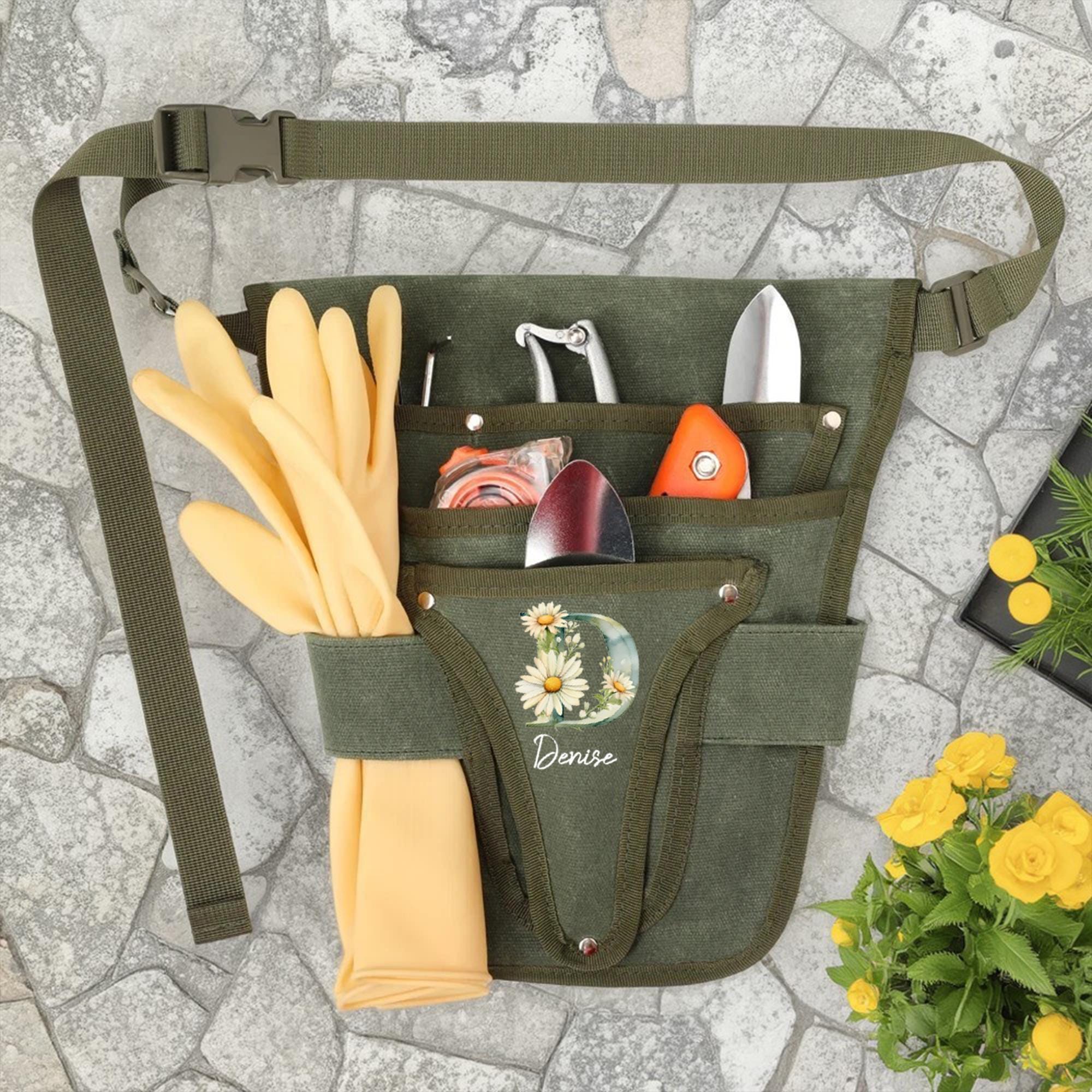 Personalization Heavy-duty Tool Belt, Adjustable Pouch Apron for ...