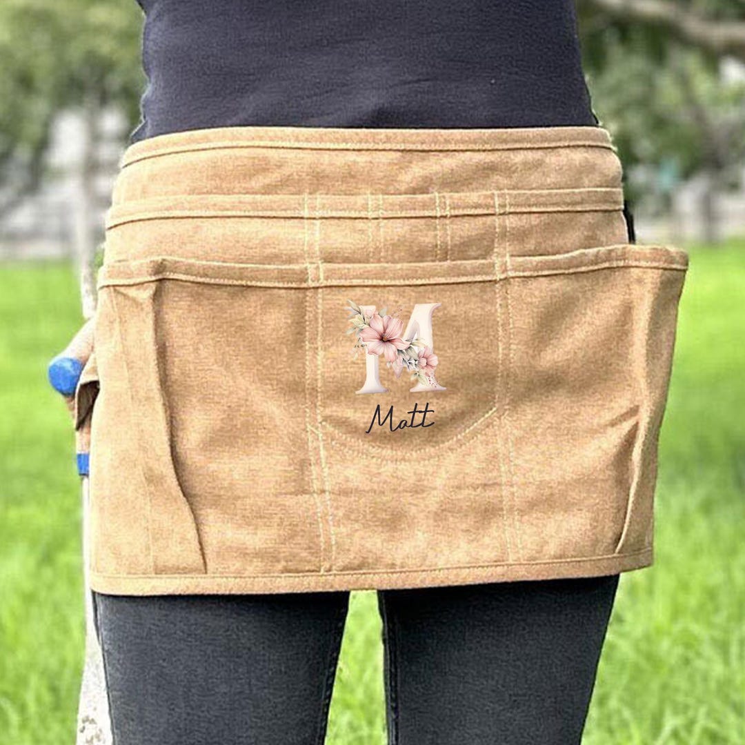 Personalization Heavy-duty Tool Belt, Adjustable Pouch Apron for ...