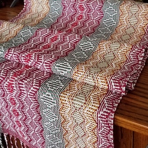 Handwoven Table Runner Home Decor Unique Housewarming Gift Handmade by ...