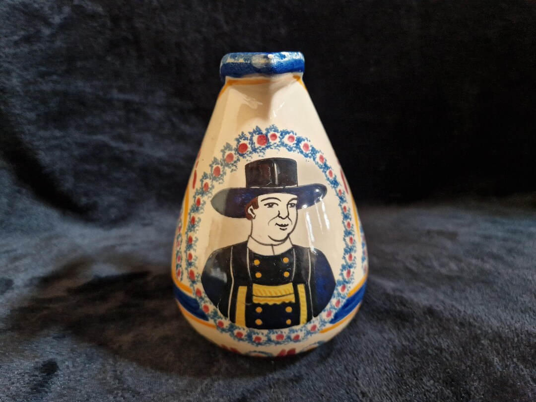 Quimper Earthenware Pitcher, Decorated, France - Etsy