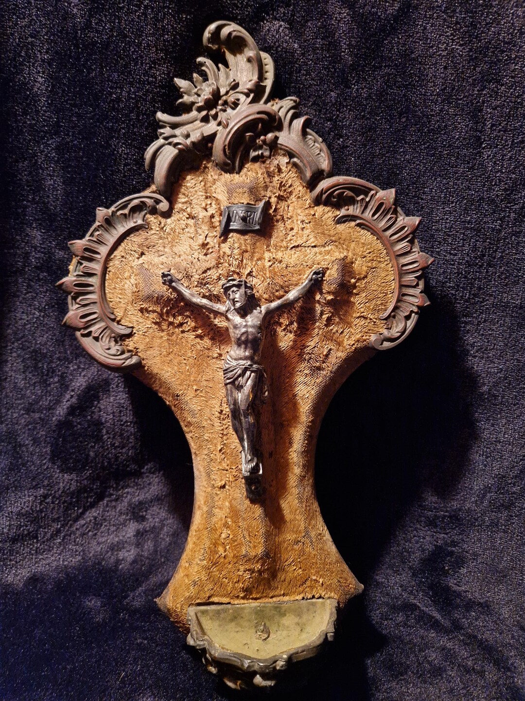 Beautiful Antique Holy Water Font, Dating From the Late 19th Century ...
