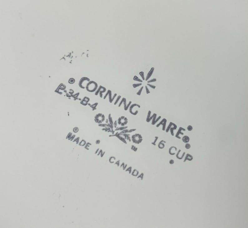 Vintage Corning Ware “floral Bouquet” 16 Cup/4 Quart Dutch Oven | Mid ...