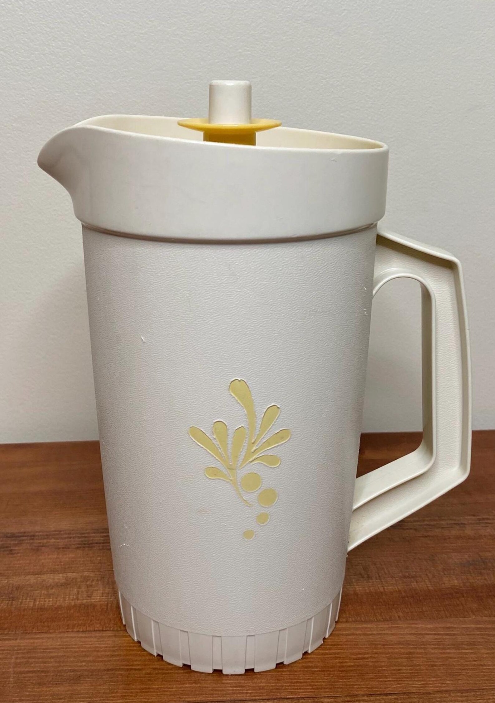 Tupperware Almond Push Button Pitcher - Etsy