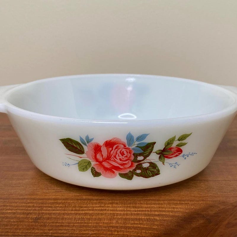 Rose Pyrex - Etsy