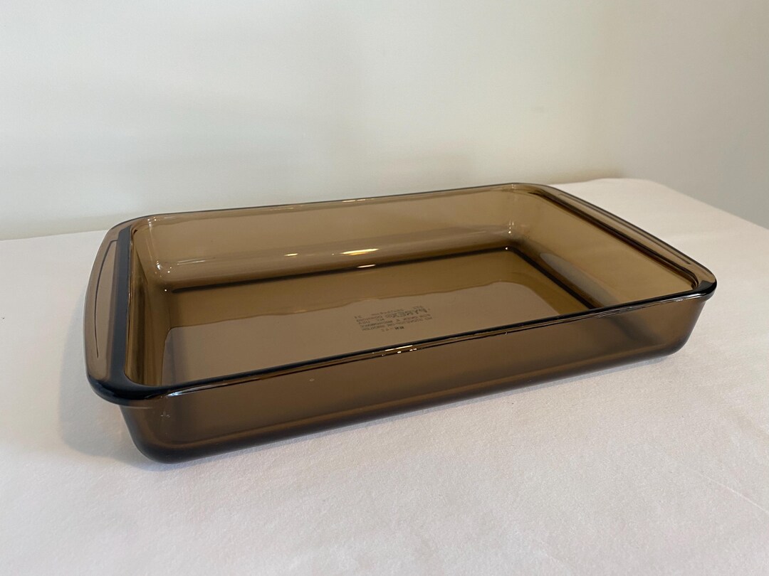 Vintage PYREX Fireside Brown Glass Rectangular Baking Dish | Mid ...