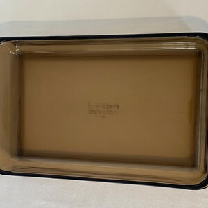 Vintage PYREX Fireside Brown Amber Glass Rectangular Baking Dish - Etsy