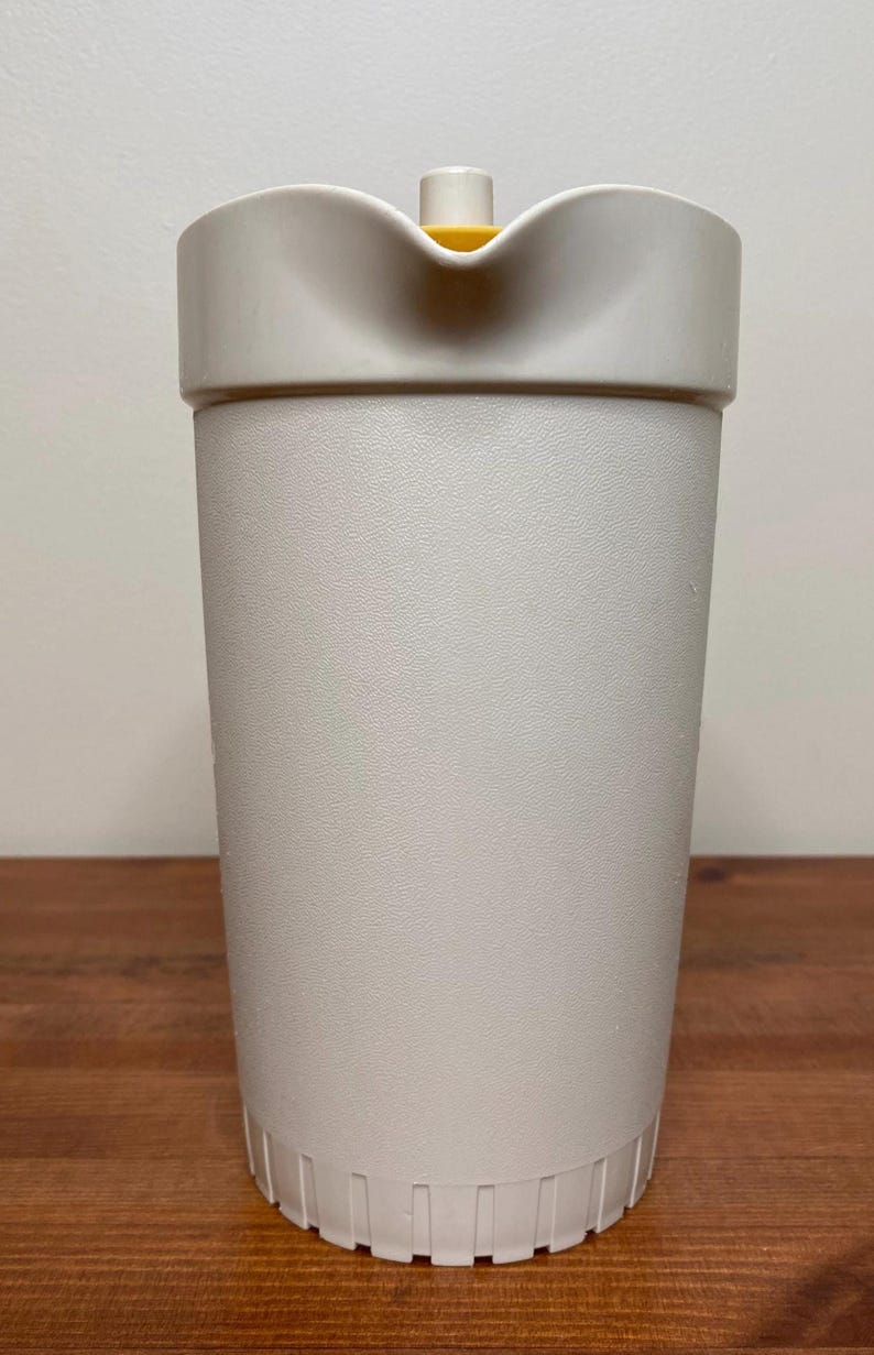 Tupperware Almond Push Button Pitcher - Etsy