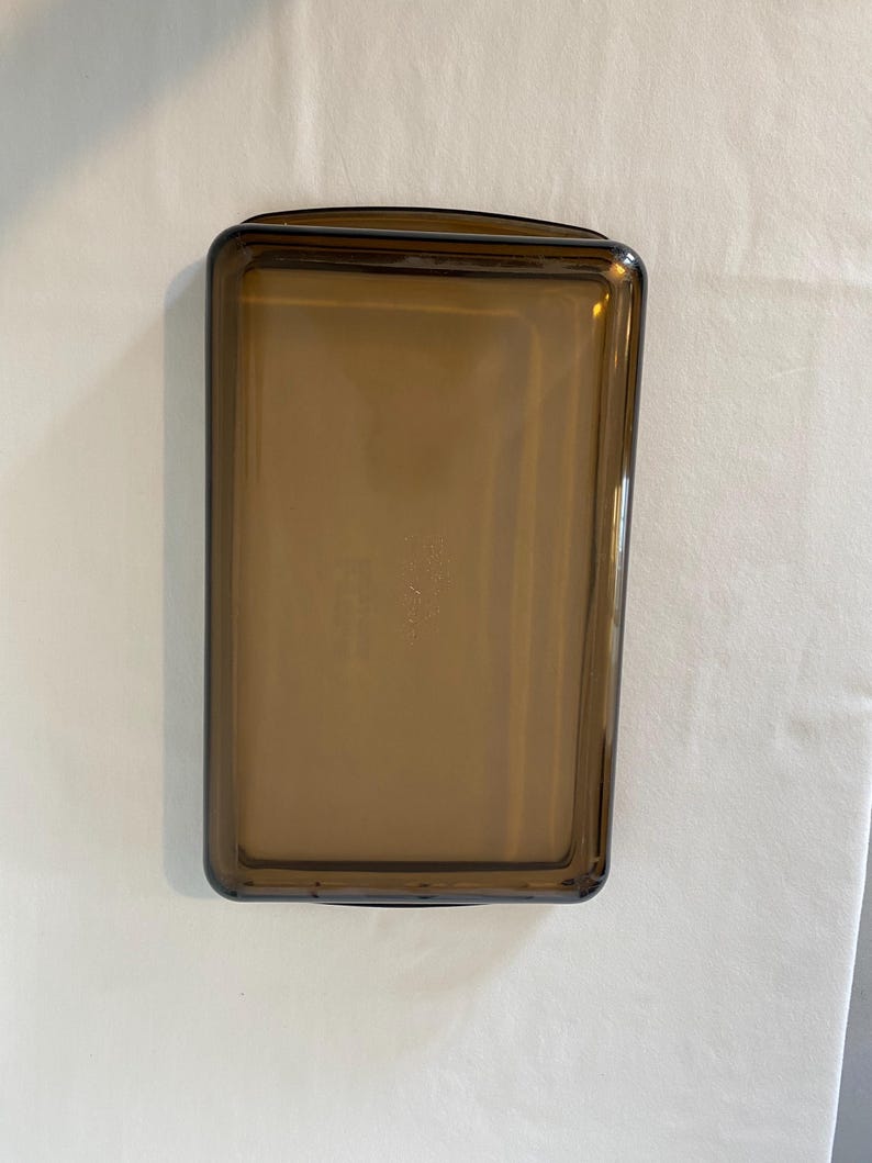 Vintage PYREX Fireside Brown Amber Glass Rectangular Baking Dish - Etsy