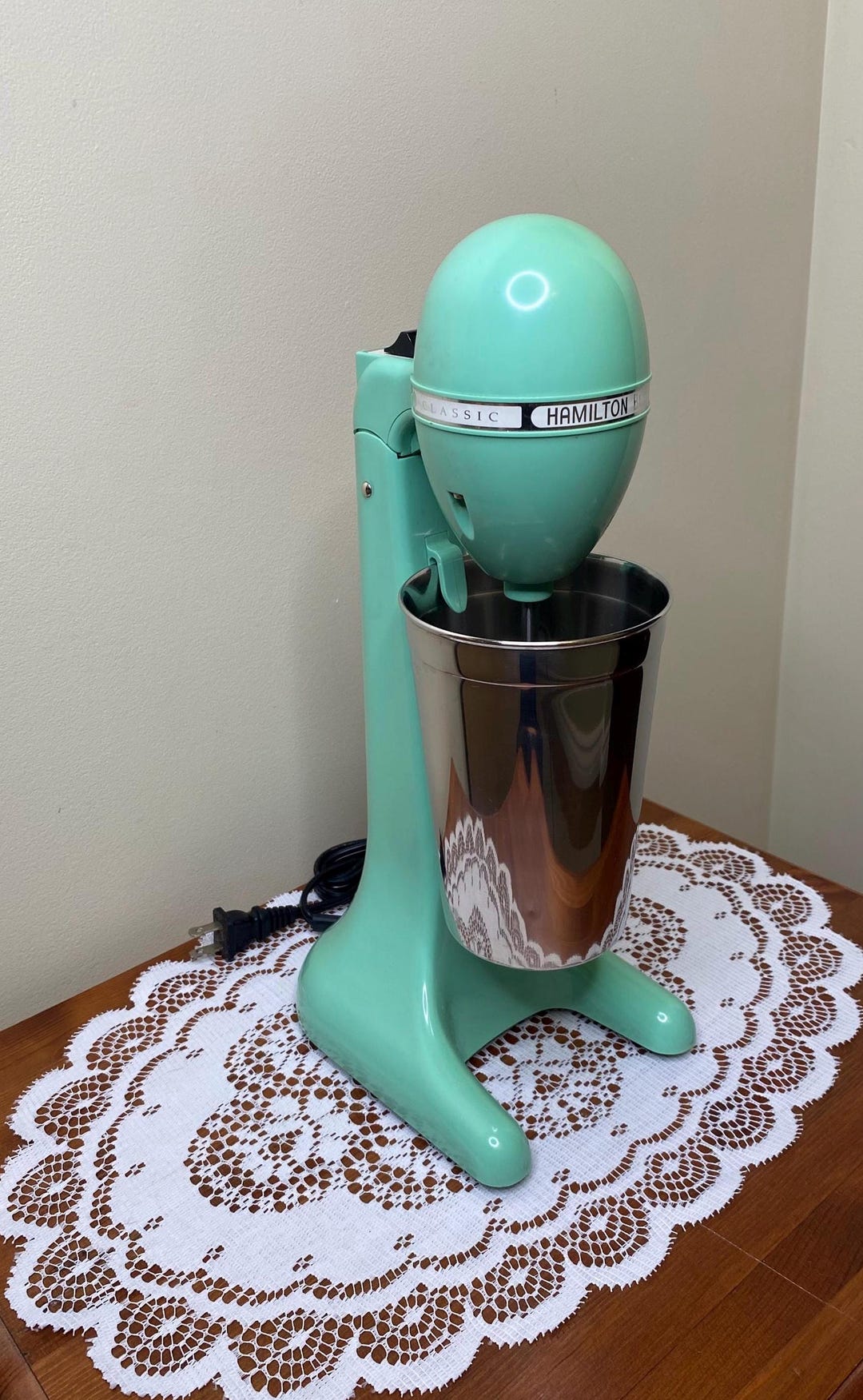 Vintage Retro Green Hamilton Beach Drink Master Milkshake Maker With ...