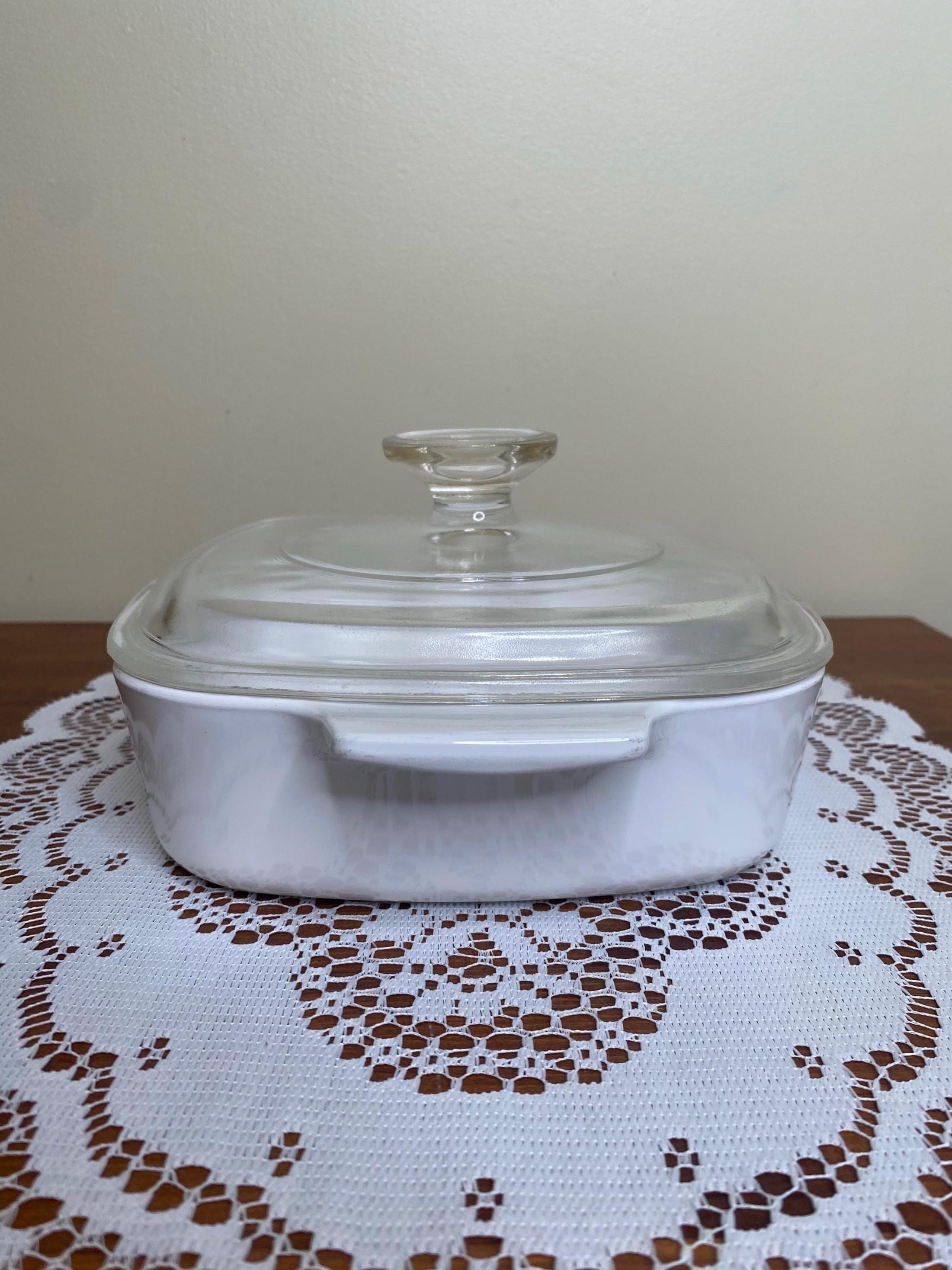 Vintage Corning Ware Blue Cornflower Casserole/baking Dish With Pyrex ...