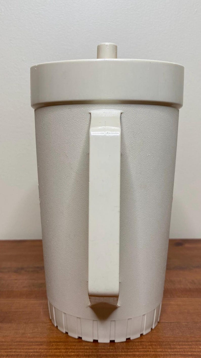 Tupperware Almond Push Button Pitcher - Etsy