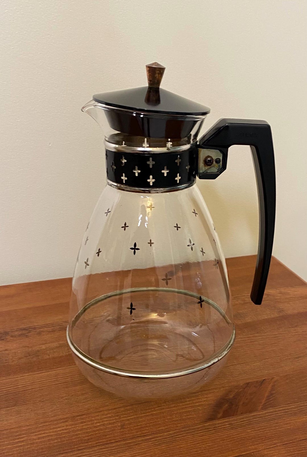 Vintage Silex Star Design Carafe With Original Lid – Retro Mid-century ...