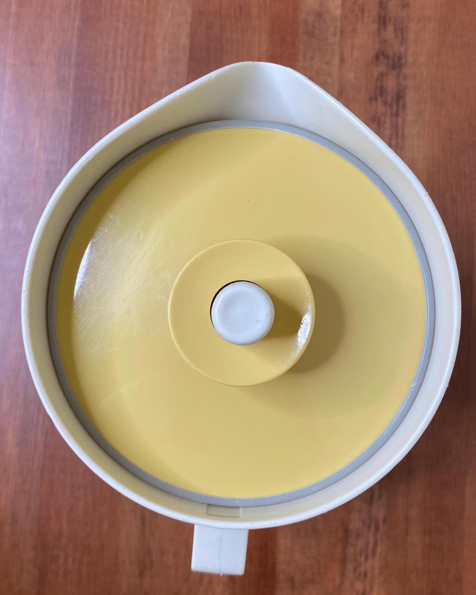 Tupperware Almond Push Button Pitcher - Etsy