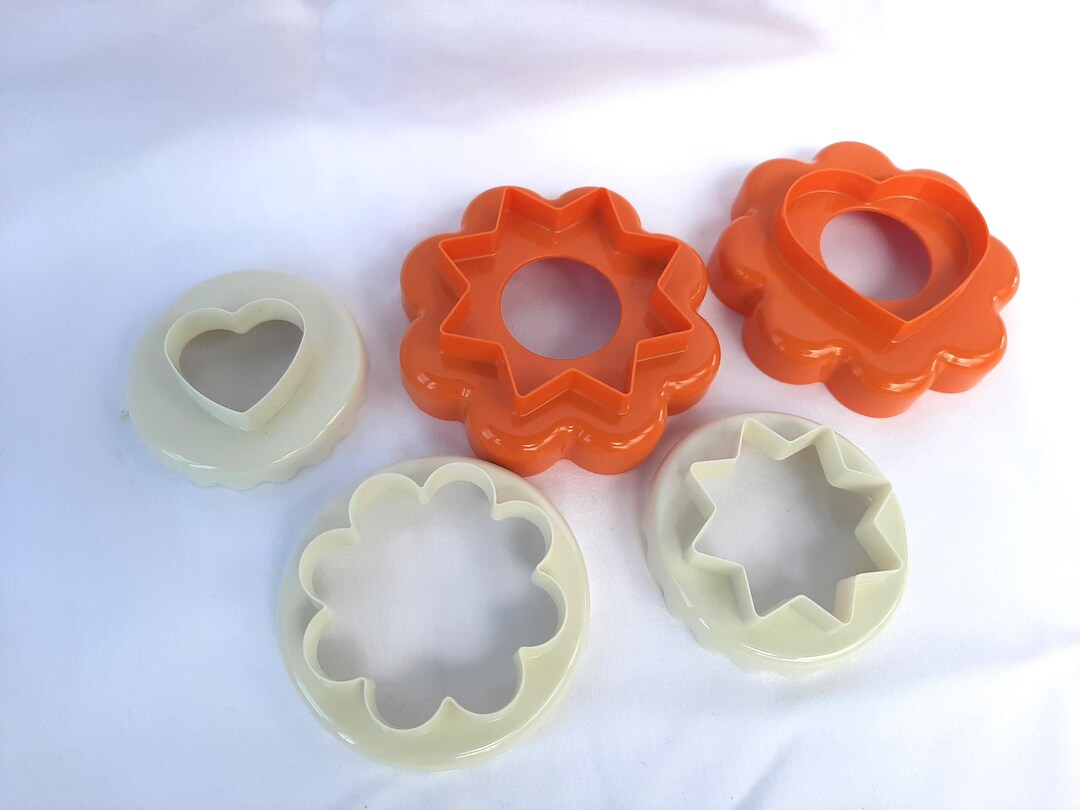 Vintage Tupperware Nesting Cookie Cutter Set - Etsy