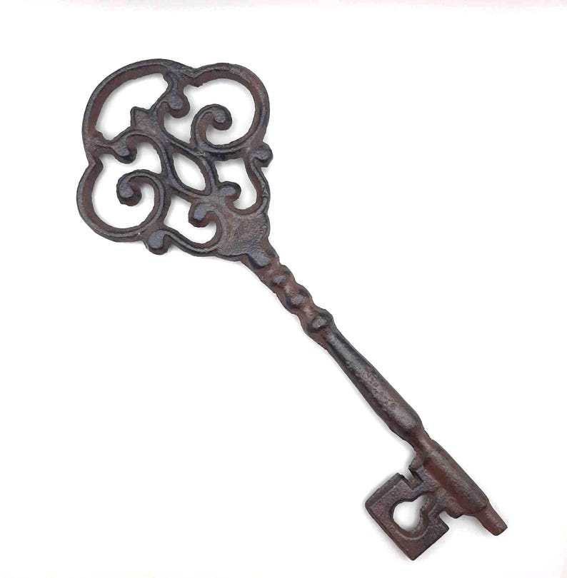 Skeleton Cast Iron Key Wall Decoration - Etsy