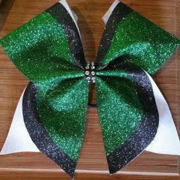 Green Cheer Bow - Etsy