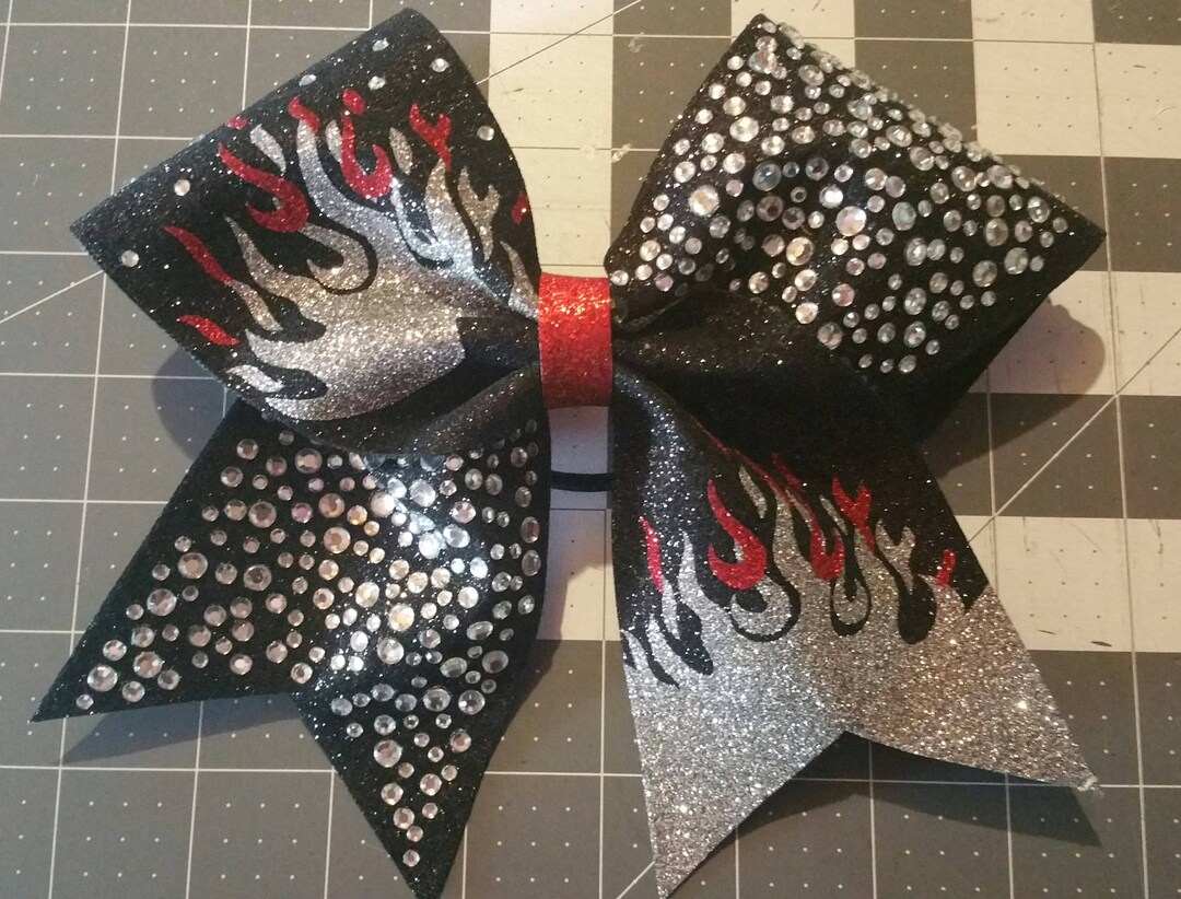 You Choose Glitter Colors / Flames Fire Super Dense Rhinestone Custom ...