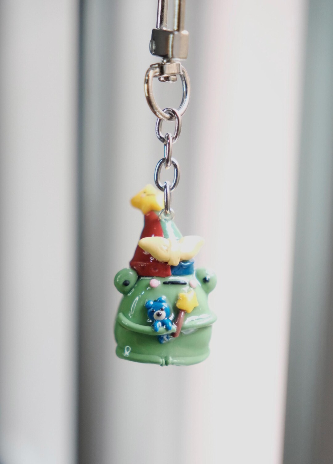 Alittleshyguy Wizard Frog Keychain/ Screen Buddy - Etsy