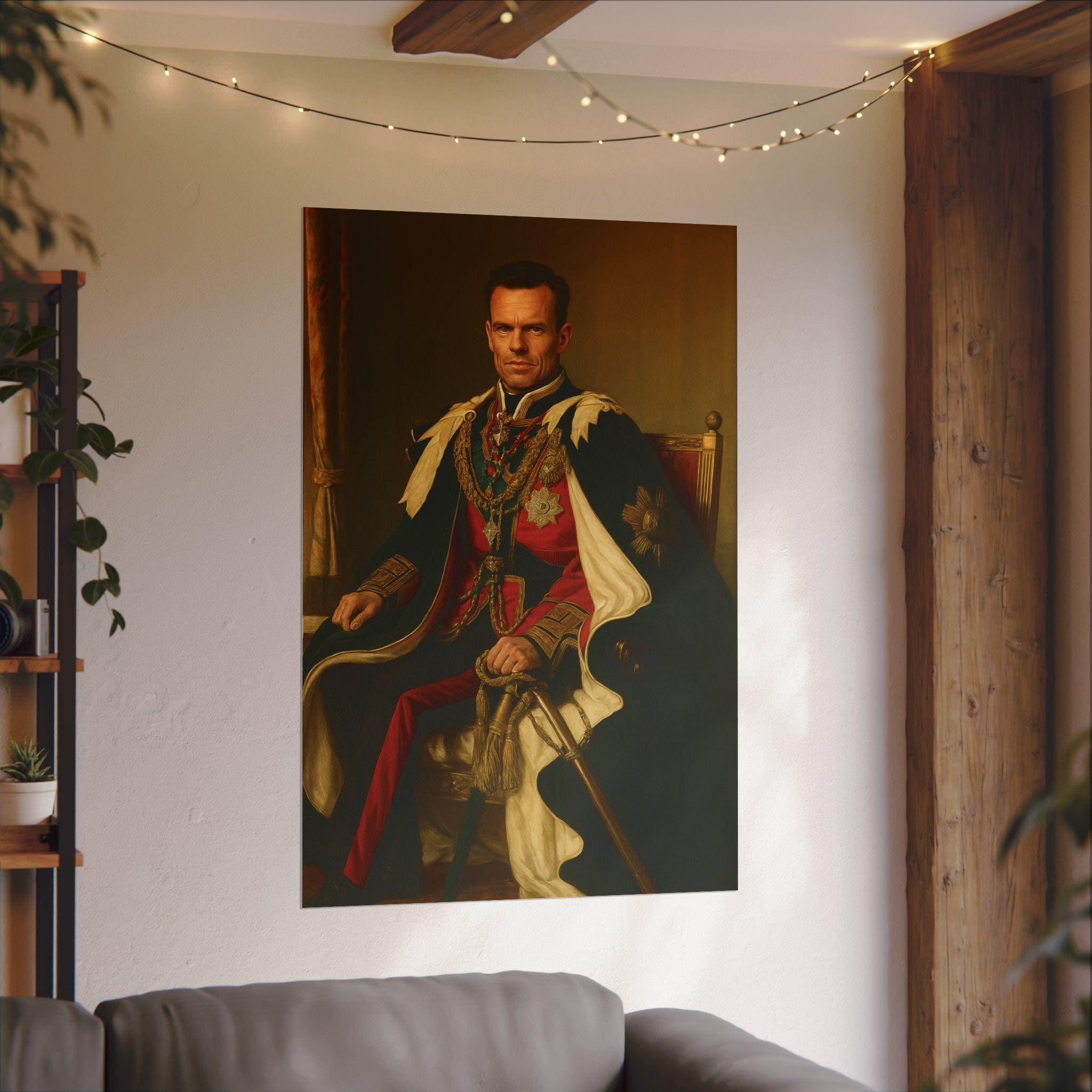 Custom Royal Commander Portrait – Classic Aristocratic Style | Digital ...