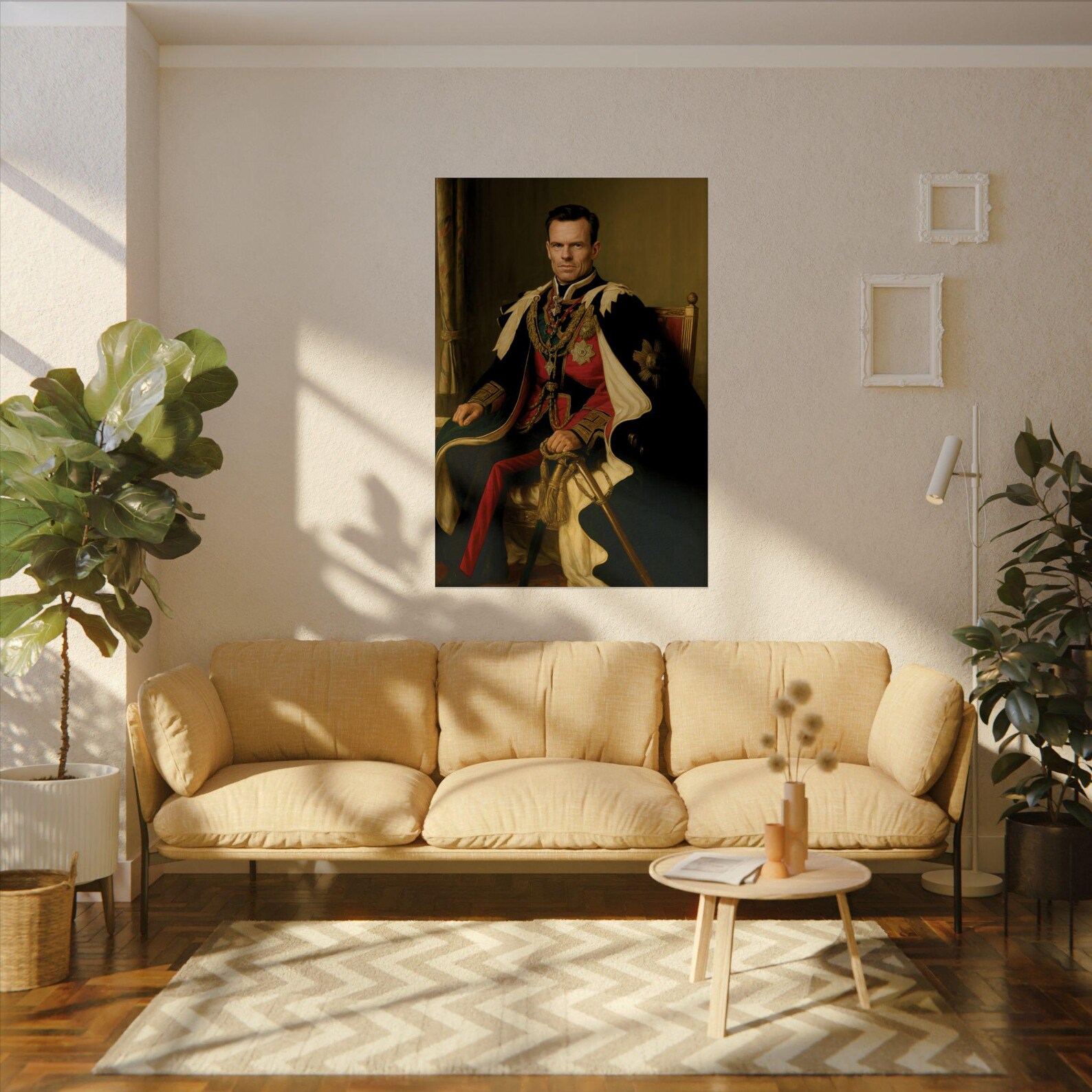 Custom Royal Commander Portrait – Classic Aristocratic Style | Digital ...