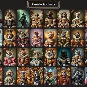 Royal Cat Portrait – Custom Pet Art for Cat Lovers – Noble Kitty King ...