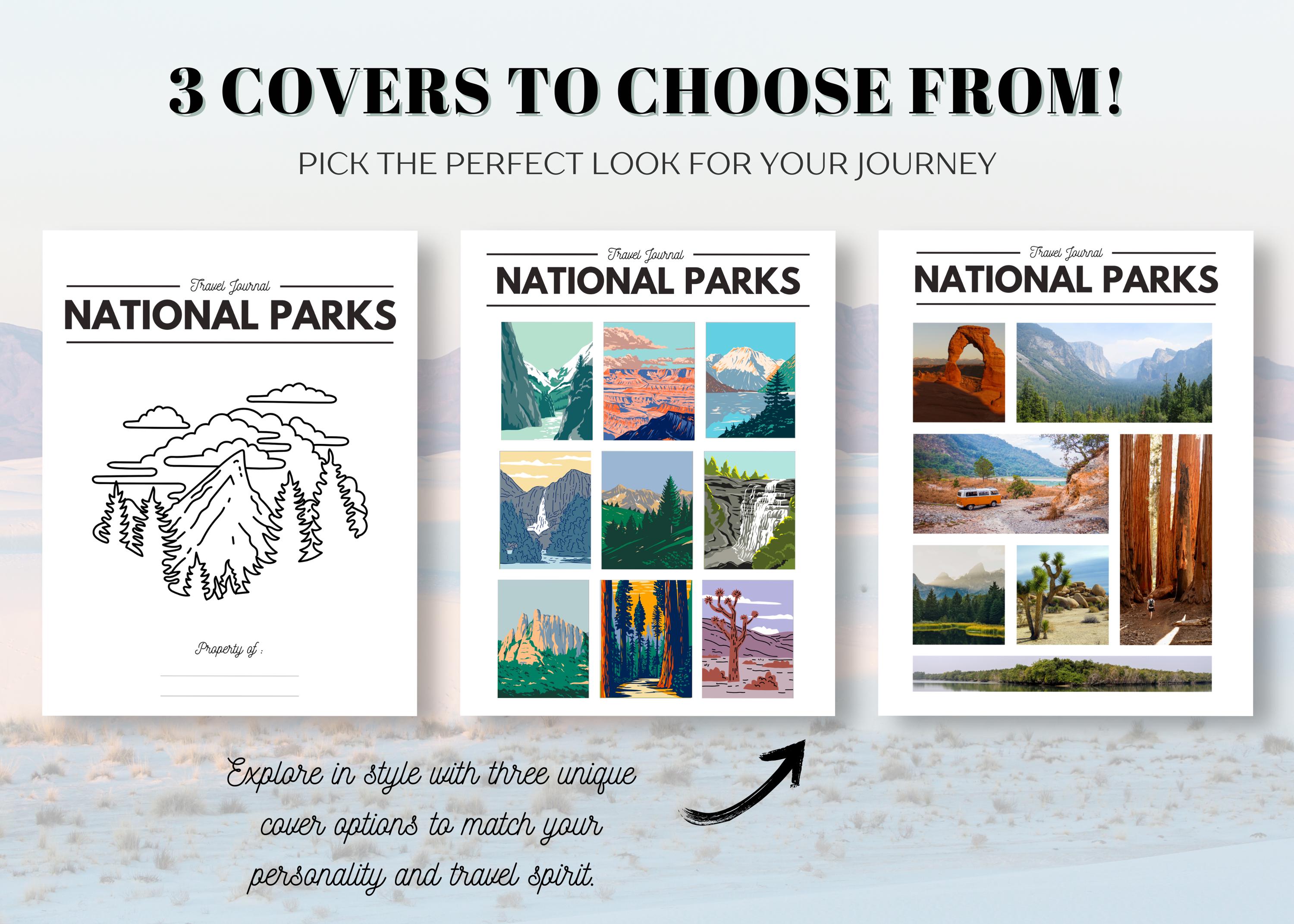 Download US National Parks Journal Wpa National Parks Map Checklist ...