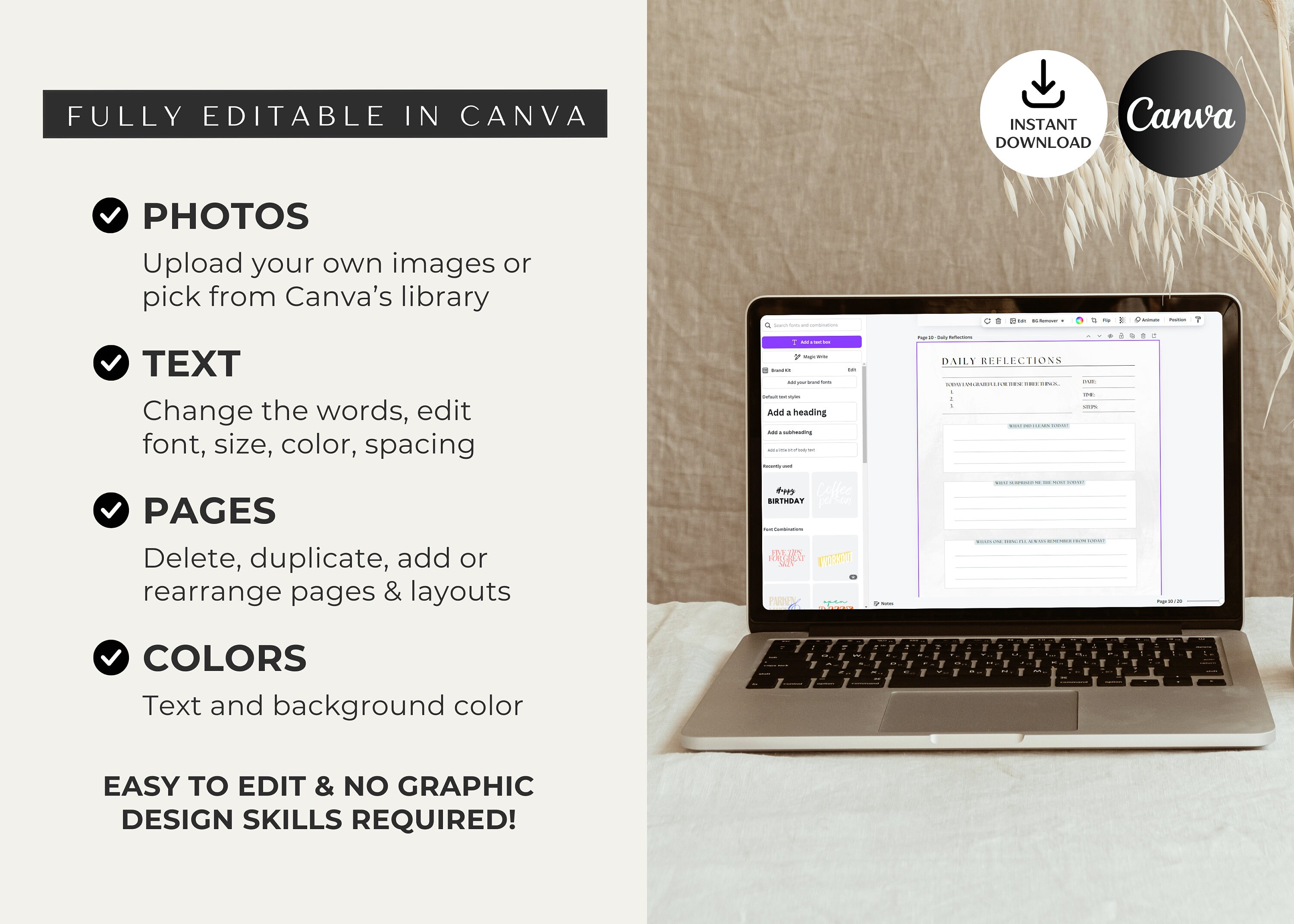 Travel Journal Template Vacation Planner Digital Trip Diary ...