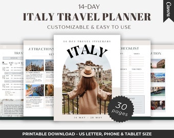 Mobile Travel Planner & Itinerary Italy - Etsy