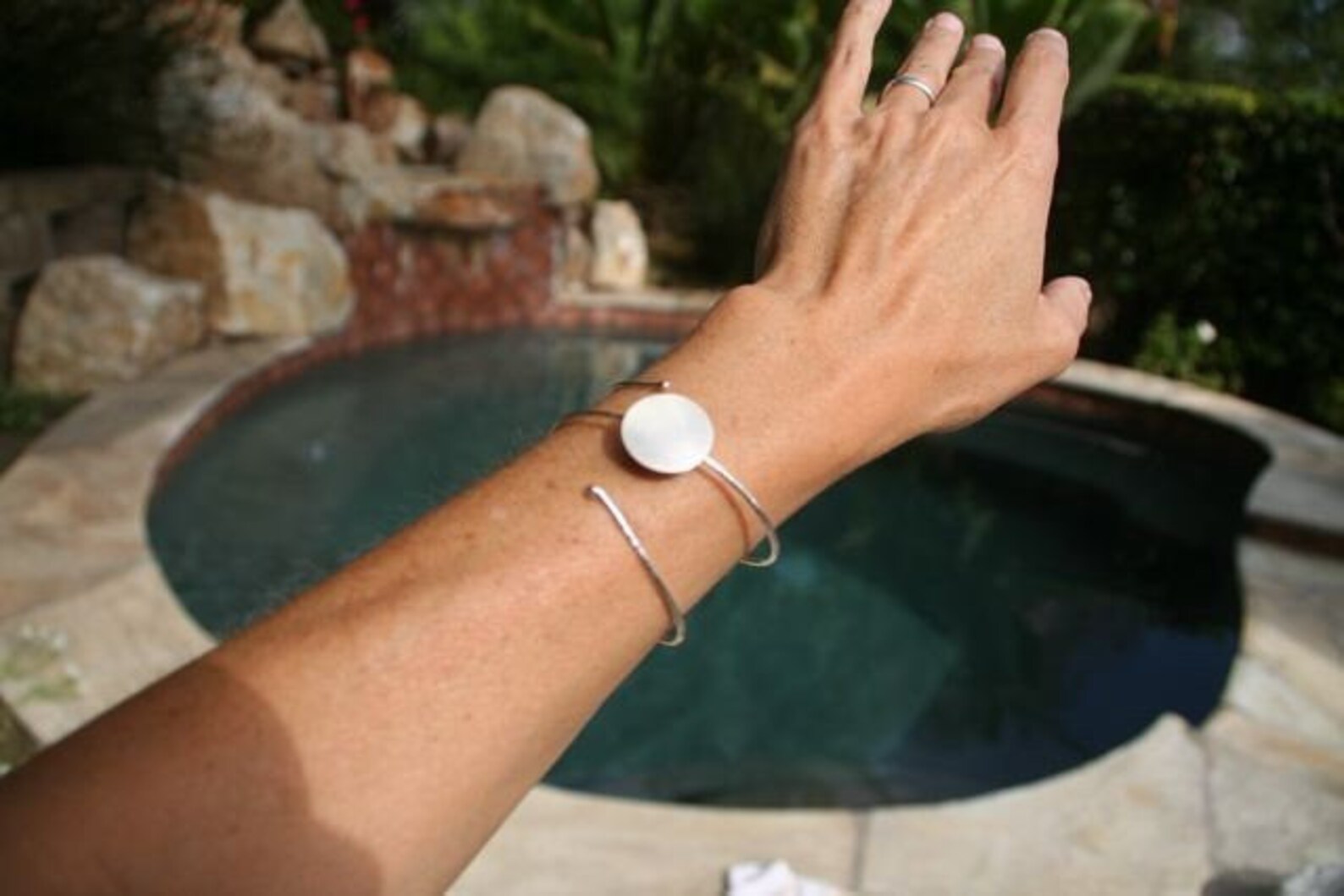 Springy Bracelet Blank Adjustable Sterling Silver Bangle Cuff - Etsy