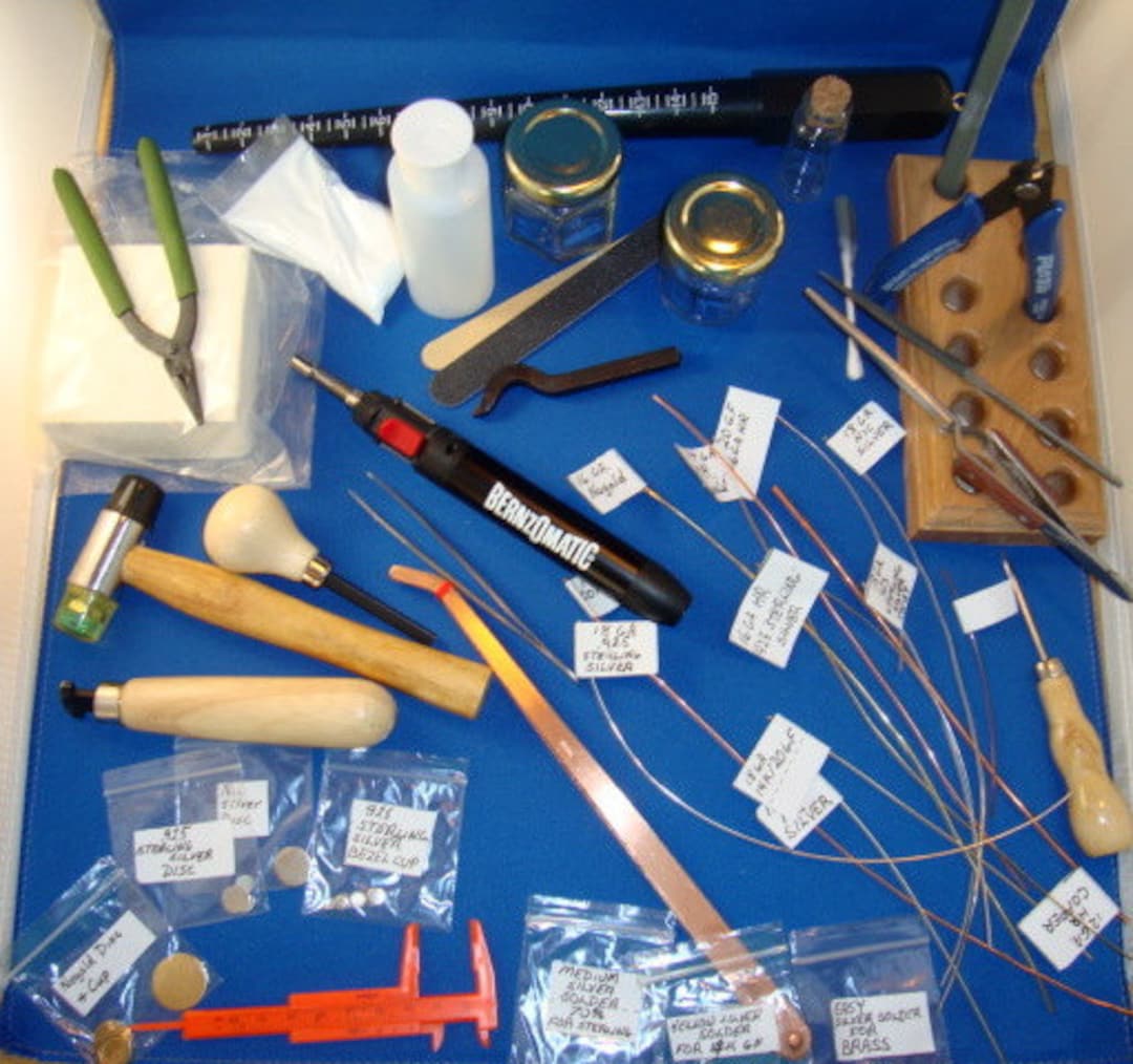 Beginner Sterling Silver and Gold Filled Rings Soldering Kit With ...
