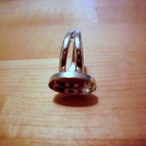 Split Shank 925 Sterling Silver Sized Ring Blank- Round or Oval Bezel ...