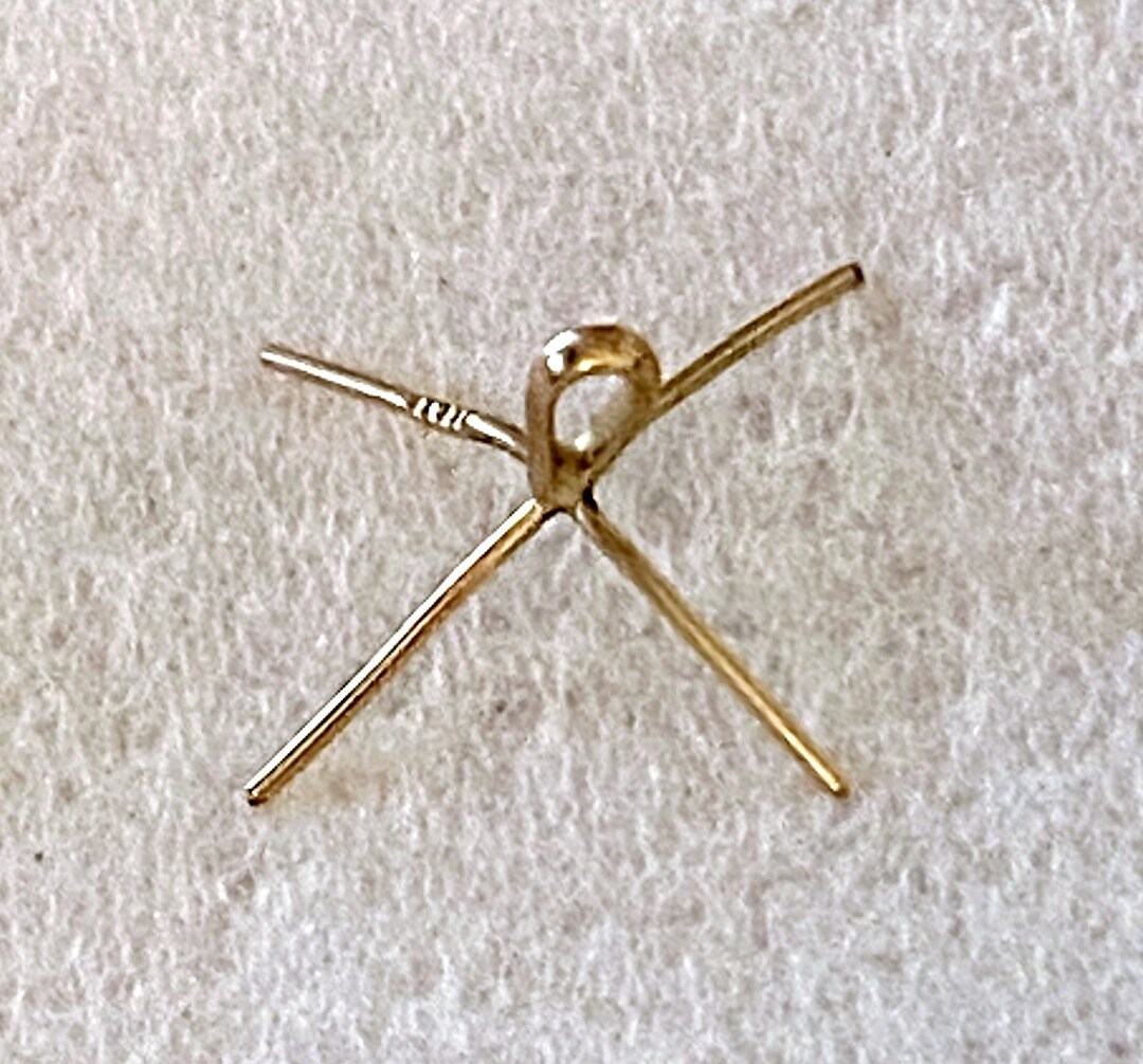 Claw Pendant Solid Gold Blank - Yellow/rose/white - Custom Made USA ...