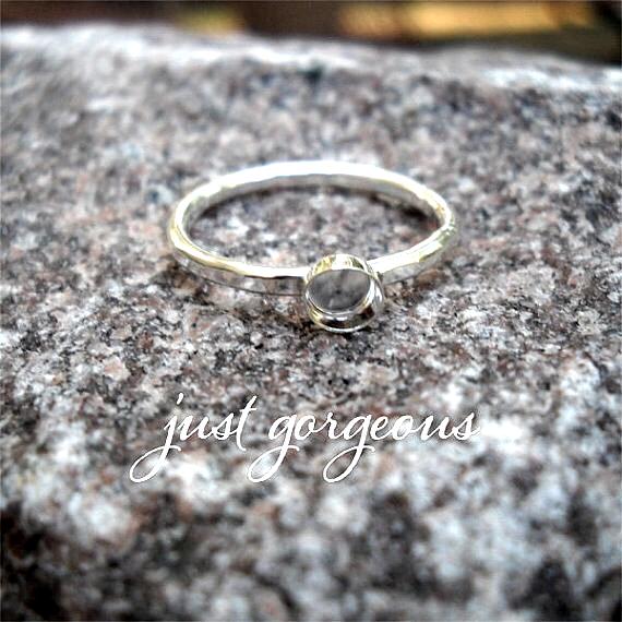 Ring Blank With Bezel - 14 Ga Stacker - Eco Friendly 925 Sterling ...
