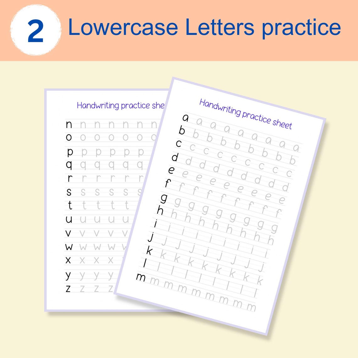 Handwritten Scribble Worksheets 31 Page, Hand Lettering Alphabet Abc ...