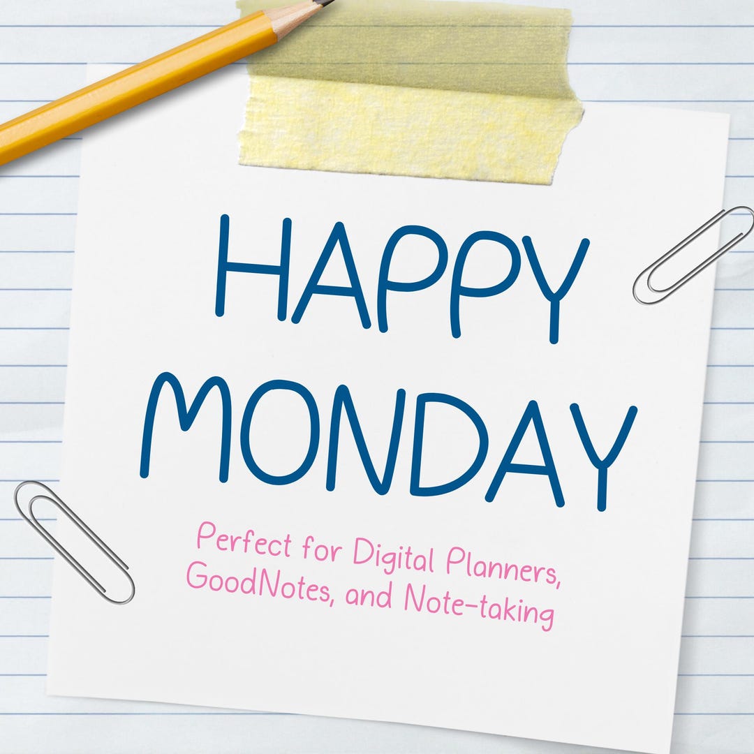 Neat Handwritten Font, Goodnotes Font, Planner Font, Digital Planner ...