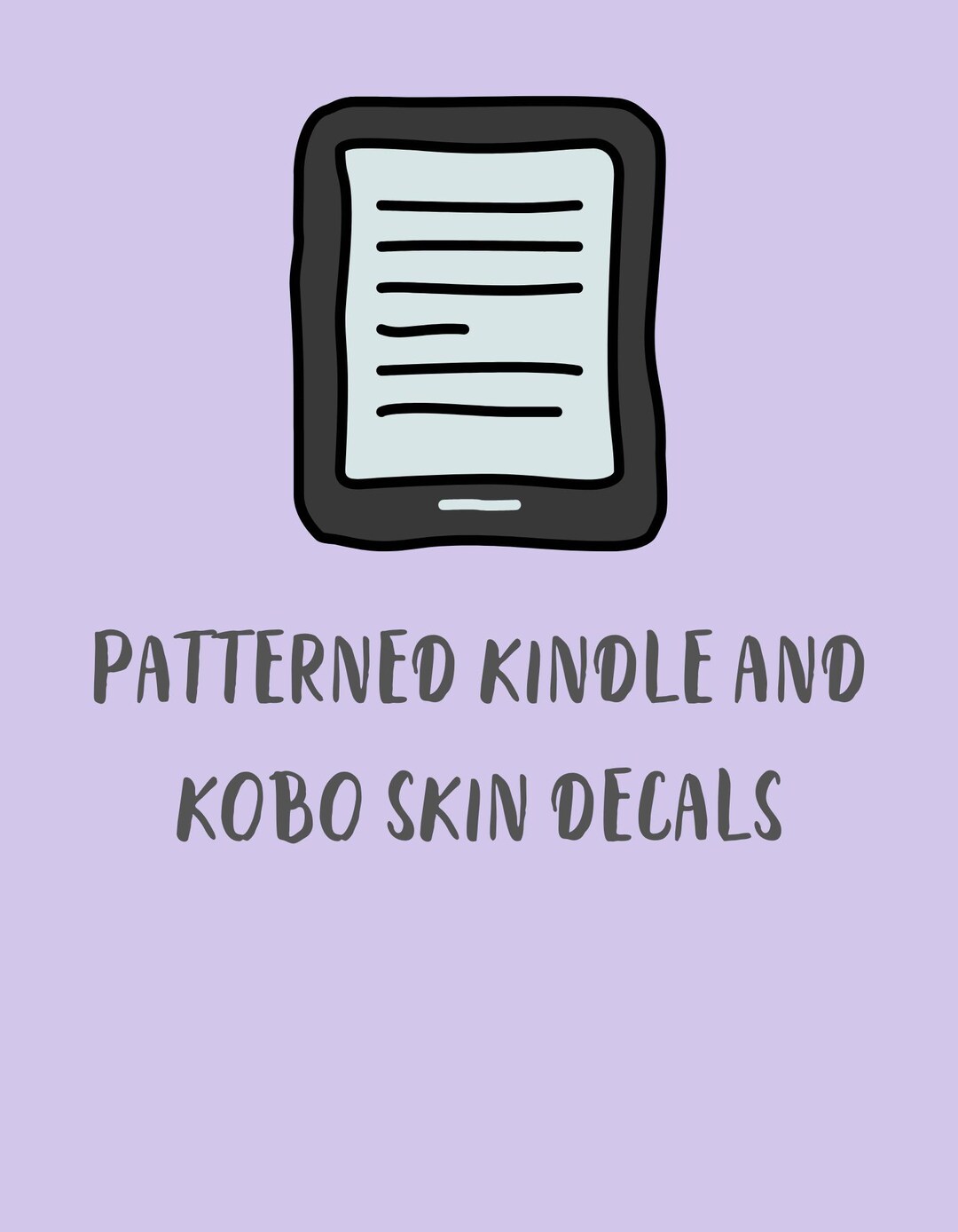 Custom Kindle and Kobo Decal Skins Kindle Decoration, Kindle Sticker - Etsy