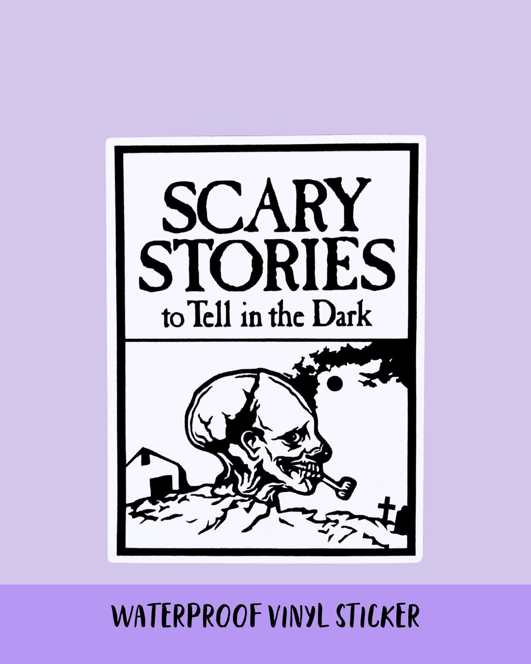Scary Stories to Tell in the Dark, Horror Book Sticker, Retro Horror ...